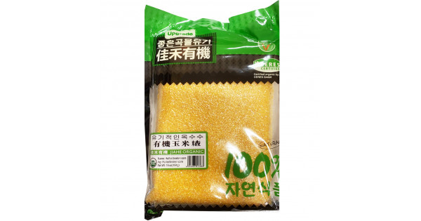 JiaHe Organic hulled broken sweet corn / 佳禾有机玉米渣- 454g