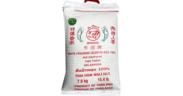 OX HEAD Fragrant Rice / 泰国牛头牌香米 - 7 KGs