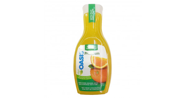 OASIS Orange juice 100% pure / 100%新鲜橙汁 - 1.65L