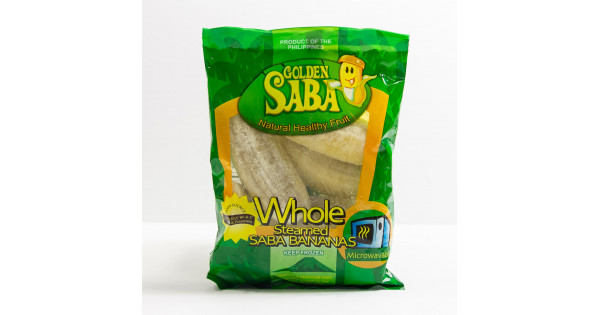 Whole Steamed Saba Bananas